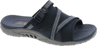 Skechers Damen Reggae-Slide Thru Sportsandale, Marineblau, 40 EU