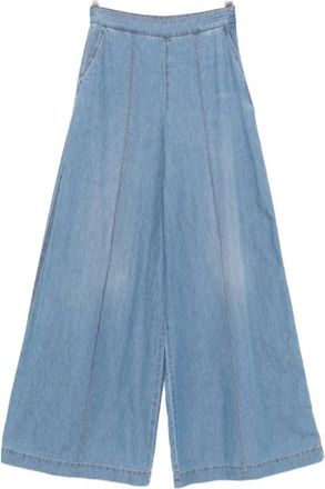 Ermanno Scervino Femme, Jeans, Bleu, Taille: 34 FR Jeans avec d&eacute;tails de couture apparents