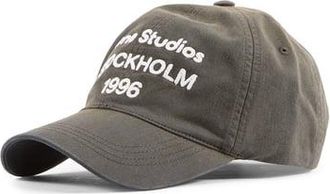 Acne Studios Casquette &agrave; logo brod&eacute; en coton