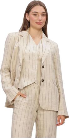 Moss Copenhagen Damen, Jacken, Beige, SGr&ouml;&szlig;e