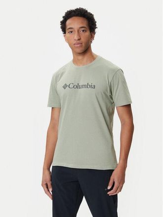 Columbia T-Shirt Csc Basic Logo 1680053 Gr&uuml;n Regular Fit