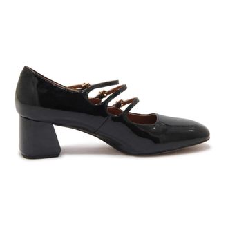 Emanuelle Vee Schwarze Lackleder Mary Jane Schuhe - - Shoes - Damen - Schwarzk - 36 EU