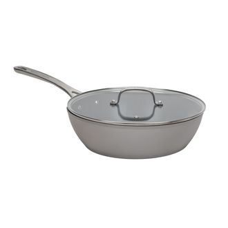 Laura Ashley Sautepfanne mit Deckel 28 cm - PFOA/PFAS-Freie Geschmiedete Aluminium-Tiefe Pfanne mit Antihaft Beschichtung, Ofen- und Sp&uuml;lmaschinenfest, Kompatibel 