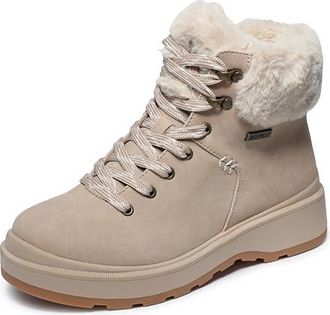 Skechers Bottines Park City pour femme, Cuir synthétique Dura naturel, 40 EU