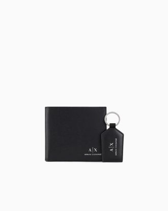 A|X Armani Exchange Gift Set, Bifold, Metal Logo Plate