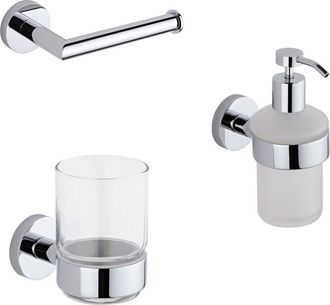 Milano Badezimmer 3-teiliges Zubeh&ouml;r Set - Prise