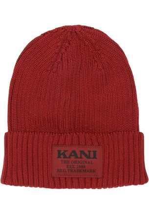 Karl Kani Unisex KA-233-006-1 KK Woven Retro Classic Beanie red, one Size