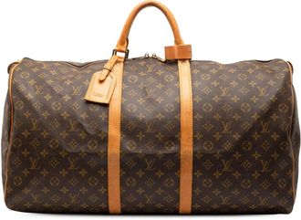 Louis Vuitton Weekender - Monogram Keepall 60 - Gr. unisize - in Braun - f&uuml;r Damen