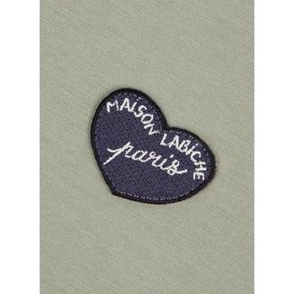 Maison Labiche T-shirt Poitou patch coeur en coton biologique
