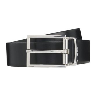 HUGO BOSS Eleganter Business-G&uuml;rtel - - Accessories - Herren - Schwarzk - 90 CM
