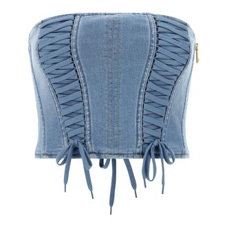 Elisabetta Franchi Damen, Oberteile, Blau, XSGr&ouml;&szlig;e