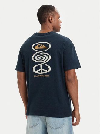 Quiksilver T-Shirt Harmony Spiral EQYZT08304 Dunkelblau Regular Fit