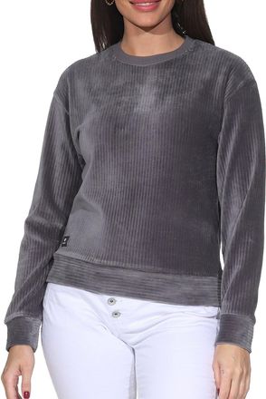 Ragwear Damen Cord Pullover Sweathsirt Rundhals Dellani Cordy 2521-30004 Stone Grey (3011) L
