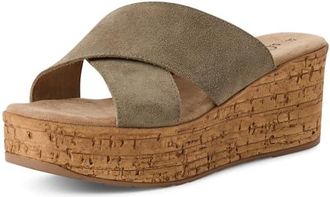 s.Oliver Femme Damen 5-27213-44 Mules, Pistache, 41 EU