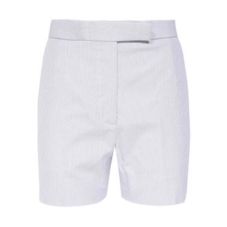 Thom Browne Gestreifte- taillierte Shorts - - Shorts - Damen - Grau - XS