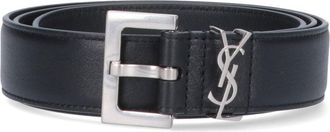 Saint Laurent Logo Belt