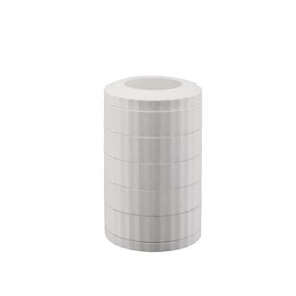 Alessi MDL19 W - Conteneur Porte-Capsules Nespresso avec 5 &Eacute;tag&egrave;res Rotatives, en R&eacute;sine Thermoplastique, Blanc