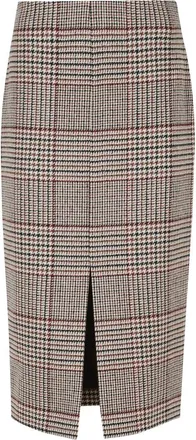 Federica Tosi Femme, Jupes, Brun, Taille: 38 FR Jupe Midi Style Gallois