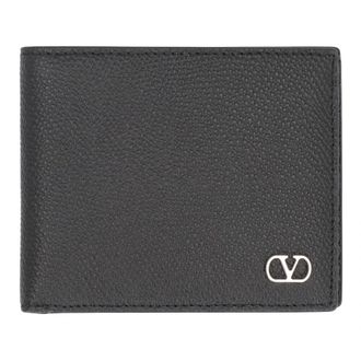 Valentino Garavani Signature Leder Geldb&ouml;rse - - Accessories - Herren - Schwarzk - ONE SIZE