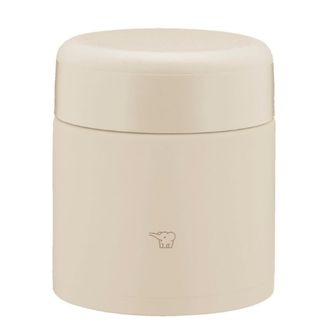 Zojirushi Zojirushi Mahbin Edelstahl Thermo Suppenglas Lunchglas Nahtlos 298.7 ml (300ml) Beige Integrierter Deckel und Dichtung Leicht zu reinigen 3 St&uuml;ck Nur 
