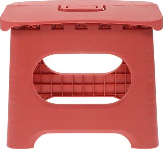 BESPORTBLE NAMOARLY Robuster Klappbarer Kunststoffhocker Klein mit Griff Tragbarer Outdoor Hocker f&uuml;r Angeln Wandern Reisen und Garten Leichter Klapphocker f&uuml;r Z