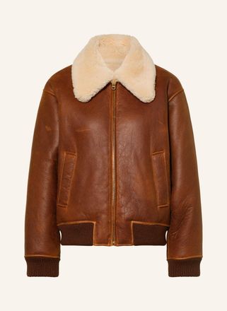 Sandro Sandro Lederjacke braun