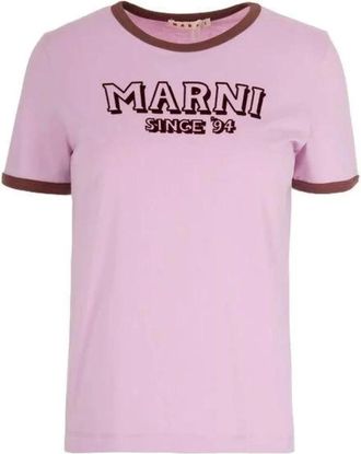 Marni Femme, Tops, Rose, Taille: 36 FR T-Shirt