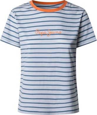 Pepe Jeans London Damen Elba T-Shirt, stahlblau, M