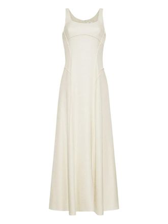 Adam Lippes Shay Midikleid - Weiß