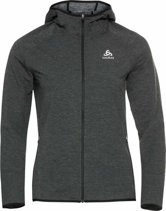 Odlo Damen Laufhoody Run Easy 365, Black Melange, S