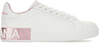 Dolce & Gabbana Femme, Chaussures, Blanc, Taille: 39 EU Portofino Baskets