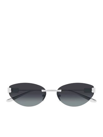 Balenciaga Unisex Sunglasses Metallic Metal