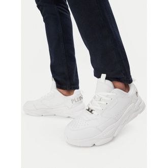 Plein Sport Sneakers Plein Sport FAES USC0855 SLE004N Wei&szlig;