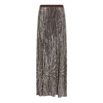 Paco Rabanne Langer Rock - - Skirts - Damen - Braun - S