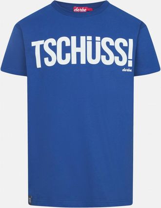Derbe Derbe T-Shirt Tsch&uuml;ss Herren Blau GOTS Organic