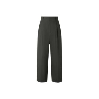 SOEUR Soeur, Femme, Pantalons, Gris, Taille: 36 FR Watson Pleated Poplin Pantalons