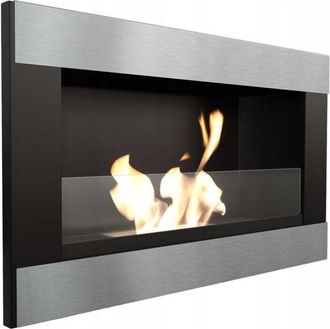 Kratki Wandkamin Bioethanol GOLF Horizontal T&Uuml;V mit Verglasung