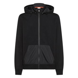 Sun 68 F45115/11 Bomber felpa zip con capp. rimovibile - - Sweatshirts & Hoodies - Herren - Schwarzk - XL