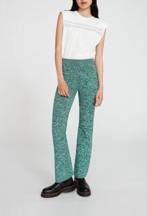 Claudie Pierlot Pantalon maille effet chin&eacute;e