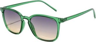 Generic Lunettes De Soleil Carr&eacute;es For Hommes Et Femmes, Monture Petite, Id&eacute;ales For Les Activit&eacute;s Plein Air, Vacances Trajets Quotidiens(Green)