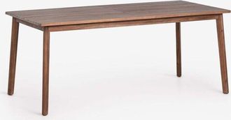 Sklum Rechteckiger Esstisch aus Akazienholz Kaela 180 x 90 cm Akazienbraun dunkel