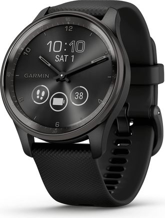 Garmin v&iacute;vomove Trend [renewed] - Smartwatch mit analogen Zeigern und Touchdisplay, Fitness-/Gesundheitsfunktionen, Schlafanalyse, Benachrichtigungen und bis
