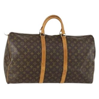 Louis Vuitton unisex, Pre-owned, Brun, Taille: ONE Size Sac Week-end en Toile Pre-owned