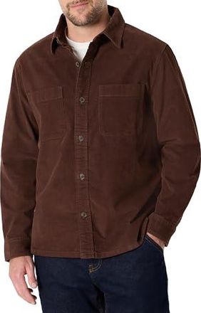Amazon Essentials Surchemise en Velours C&ocirc;tel&eacute;, Coupe Classique Homme, Noisette, XL