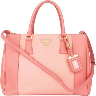 Prada Crossbody Bags - Prada Bicolor Rose Saffiano Leather Galleria Handb - Gr. unisize - in Bunt - f&uuml;r Damen