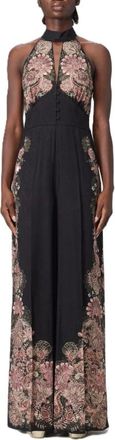 Twinset Femme, Combinaisons et Ensembles, Noir, Taille: 36 FR Combinaison avec Broderies Jacquard