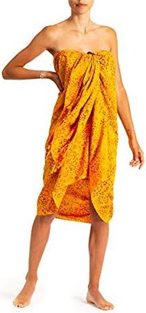Panasiam Sarong B303 orange leaf, L