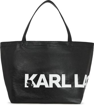 Karl Lagerfeld Shopper - K/ESSENTIAL BESCHICHTETER SHOPPER - Gr. unisize - in Schwarz - für Damen