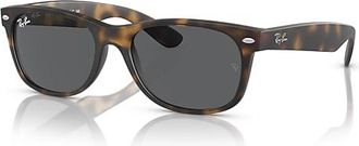 Ray-Ban New Wayfarer Classic Sonnenbrillen Havana Fassung Grau Glas 52-18