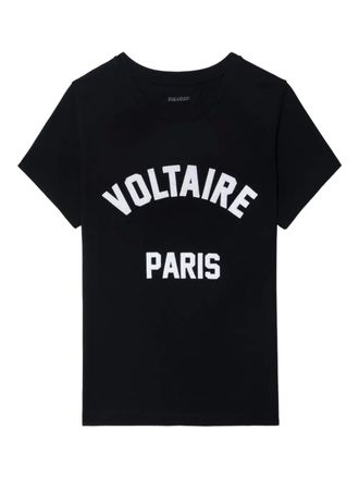 Zadig&Voltaire t-shirt Alys en coton - Noir